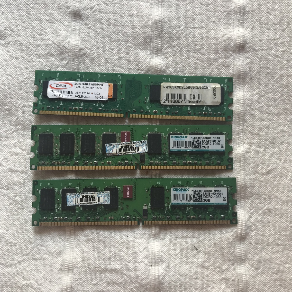 2 GB PC Ram modulok - Apró - Hobbielektronika.hu - online elektronikai ...