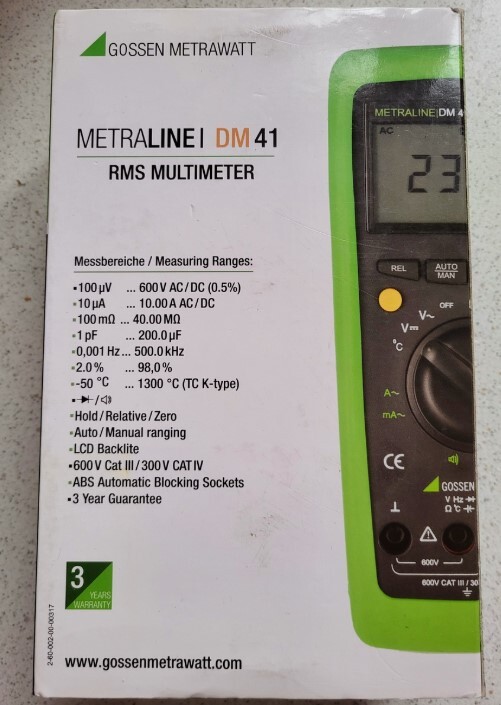 Gossen Metrawatt Metraline DM41 multiméter - Apró - Hobbielektronika.hu ...
