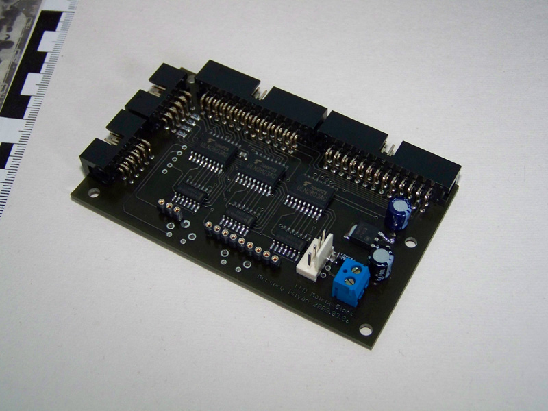 LED matrix digital clock - YouTube